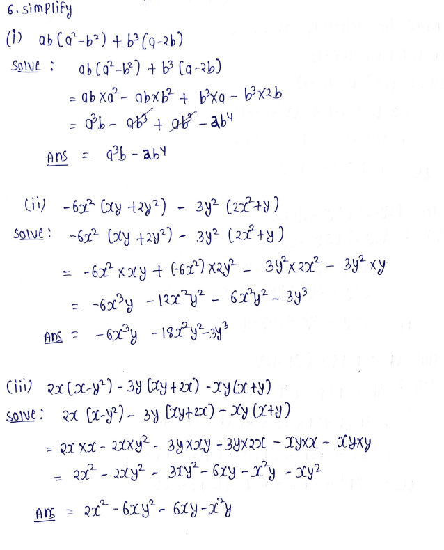 Rd Sharma Solutions For Class 7 Maths Chapter 7 Algebraic Expressions Rd Sharma Solutions For Class 7 Maths Chapter 7 Algebraic Expressions