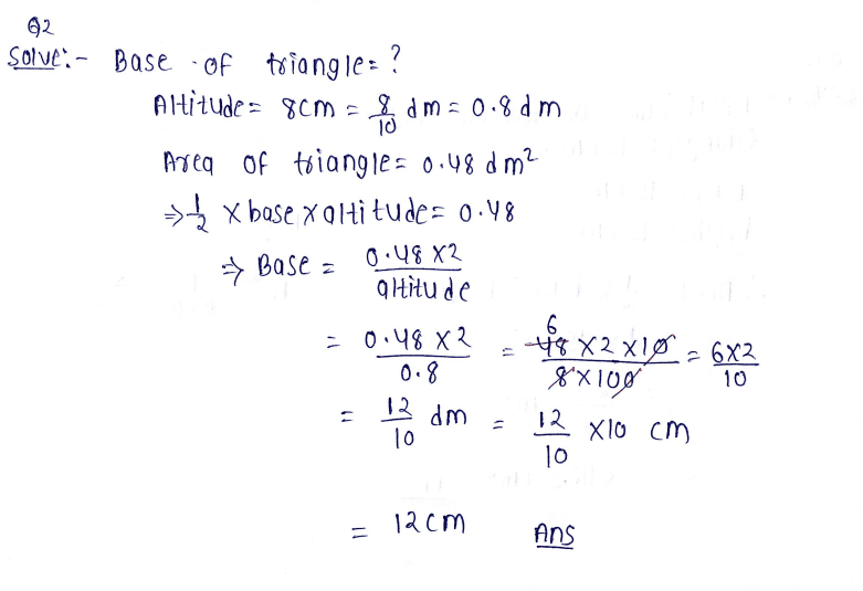 Chapter 11 Perimeter And Area Class 7 DAV Secondary Mathematics Chapter 11 Perimeter And Area Class 7 DAV Secondary Mathematics